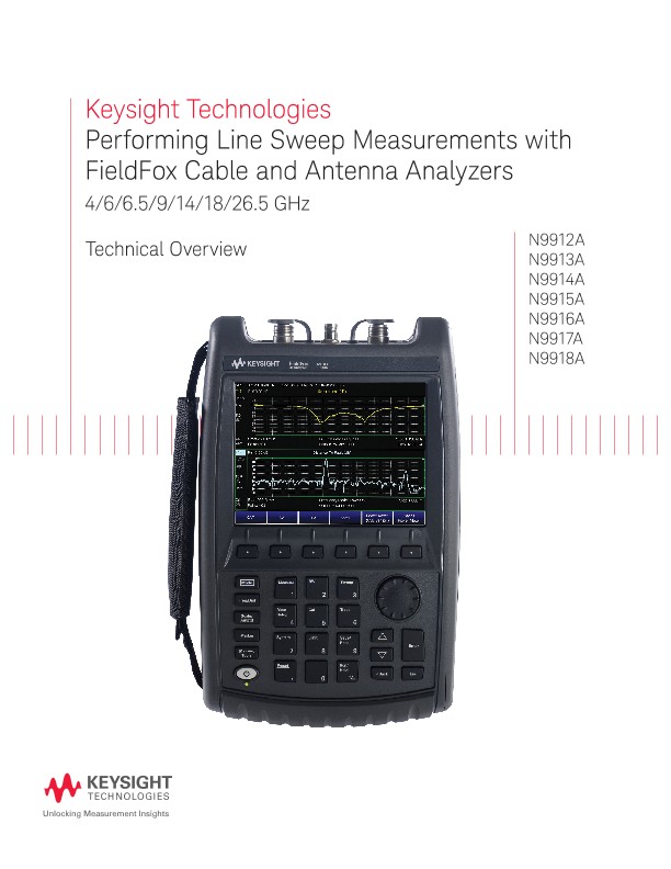Performing Line Sweep Measurements with FieldFox Cable and Antenna Analyzers PDF Asset Page ...